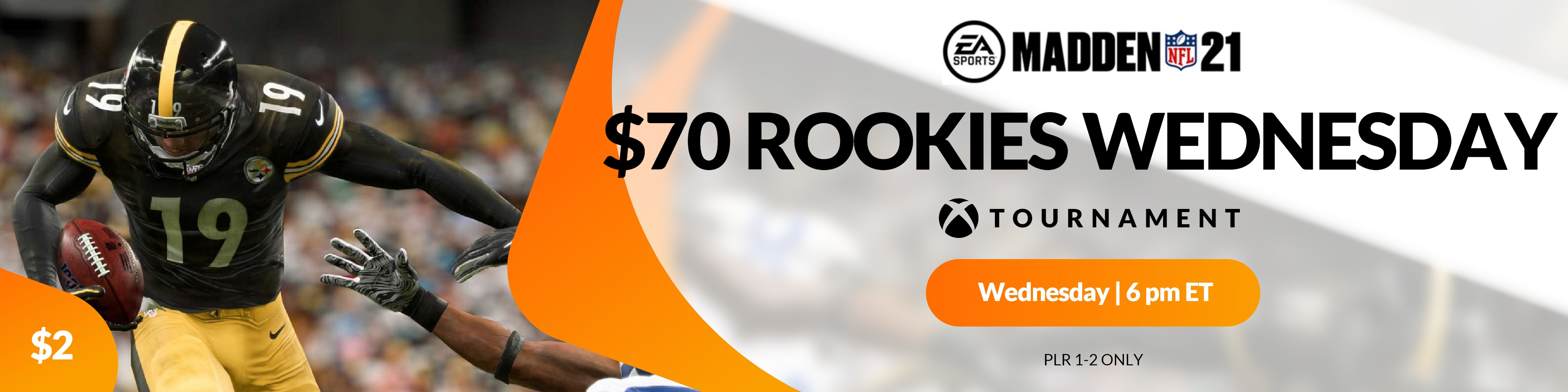 Players' Lounge - Rookies Wednesday $70 Madden 21 Tournament