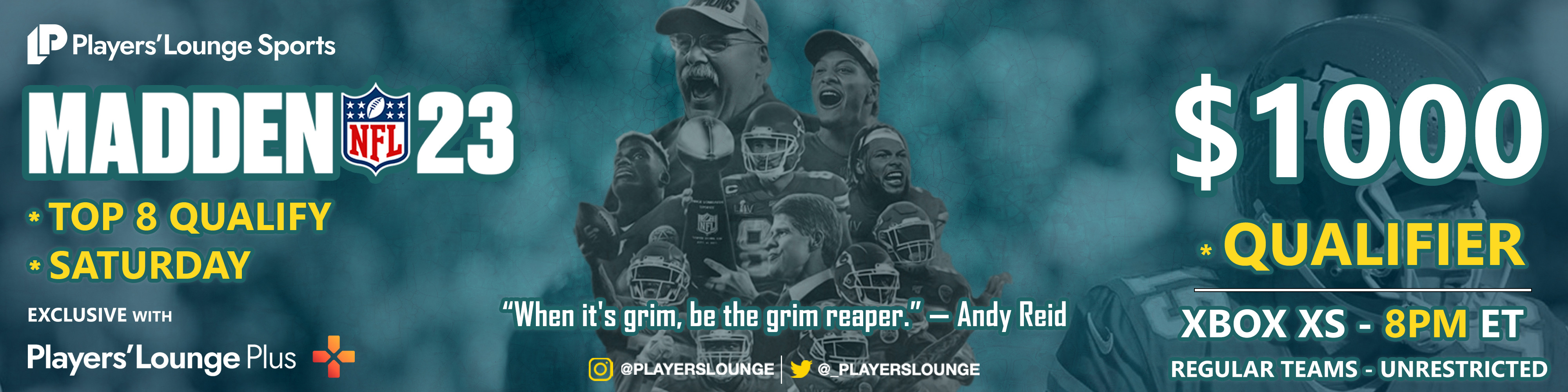 Players' Lounge - Madden 23 $1000 Qualifier - Top 8 qualify