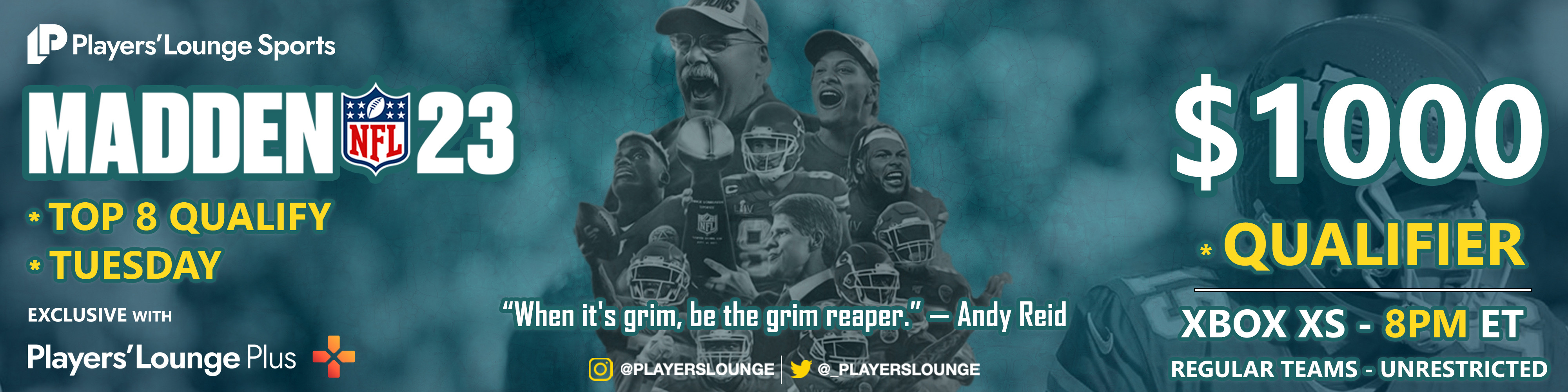 Players' Lounge - Madden 23 $1000 Qualifier - Top 8 qualify
