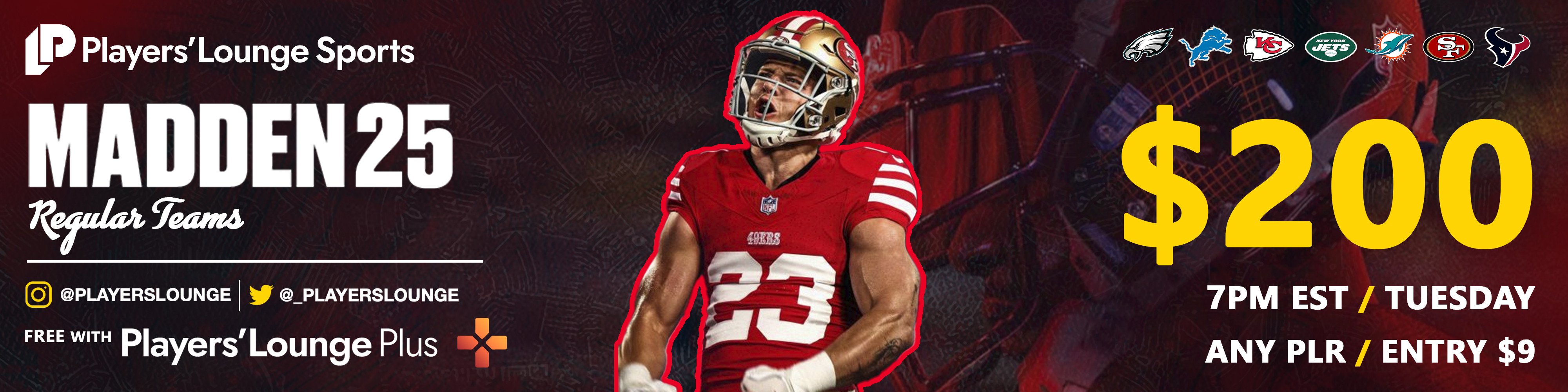 Players' Lounge - $200 Madden Regs - FREE w/ PL+!