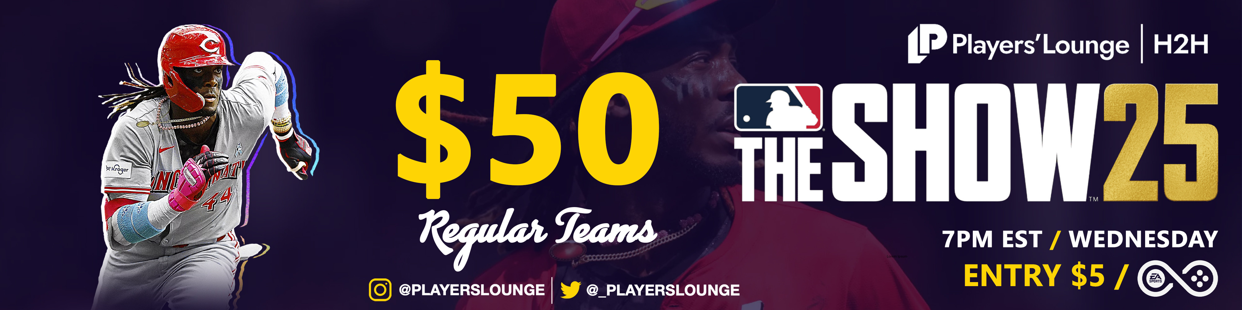 Players' Lounge - FREE w/ PL+! The Show 25 $50 - Regs